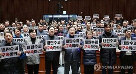 野 헌재 신속히 탄핵선고尹·국힘 행태 국민분노 유발