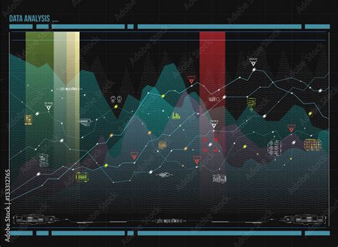 Data Analysis Visualization Futuristic Infographic Information Aesthetic Design Visual Data