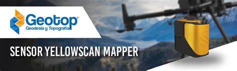 Sensor Lidar Mapper Geotop Latinoamérica