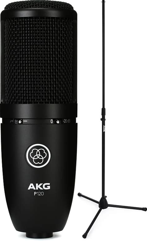 Akg P120 Large Diaphragm Condenser Microphone Bundle With Reverb
