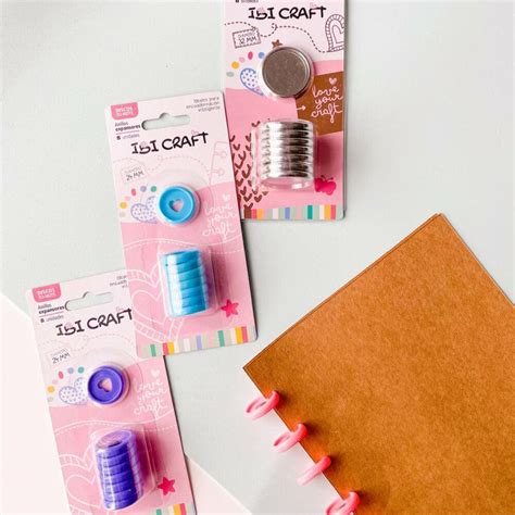 Set de Anillos para Cuadernos con Discos Encuadernación Inteligente IBI CRAFT Diseño de