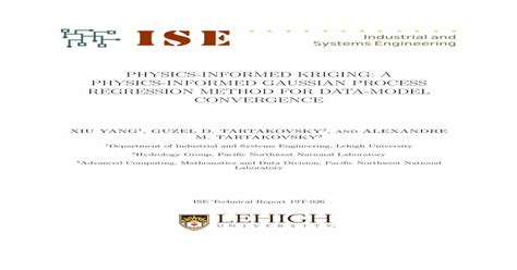 pdf physics informed kriging a physics informed gaussian dokumen tips