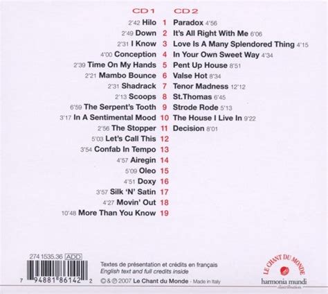 Sonny Rollins Scoops Sonny Rollins Cd Album Muziek
