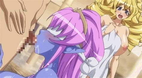10s 2girls Aku No Onna Kanbu Animated Animated  Blindfold Blonde