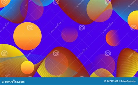Background Graphic Design Fluid Color And Transparency With Circles