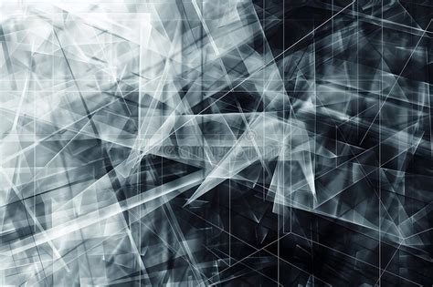 Abstract Geometric Shapes Intersect And Overlap Creating A Dynamic