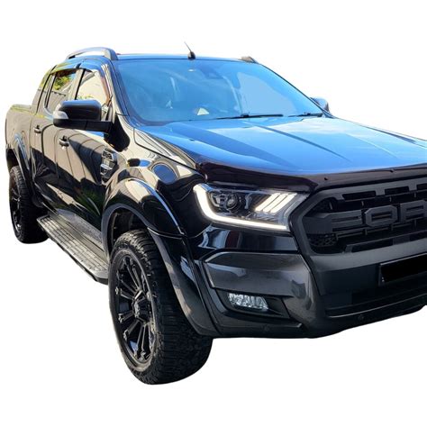 Ford Ranger Px2 Fender Flares Kit 2015 17 Gloss Black