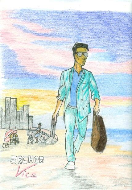 Archer Vice By Michael Mcvoy Sketches Male Sketch Painting