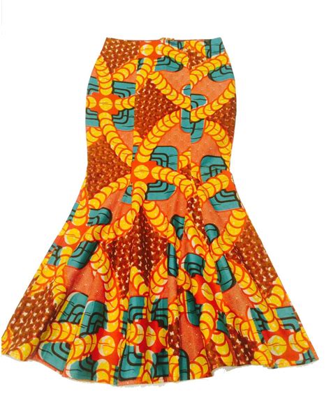 Kitenge jupe jupe longue Ankara jupes de sirène africain African Print Skirt African Skirts