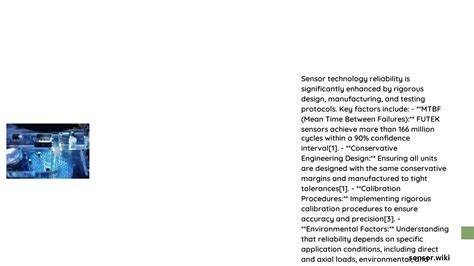 Sensor Technology Reliability Failure Rates And Performance Analysis 2026