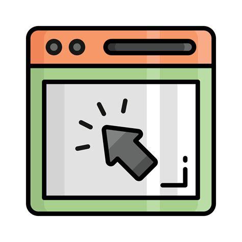 Web Cursor Icon Isolated On White Background 30747500 Vector Art At