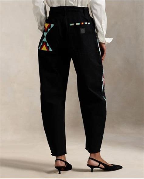 Polo Ralph Lauren Prl X Tópa Reflections Of Above Trousers In Black