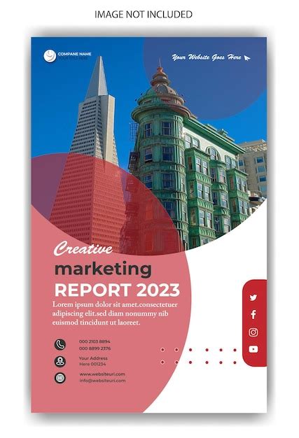 Premium Vector Vector Annual Report Brochure Flyer Design Template
