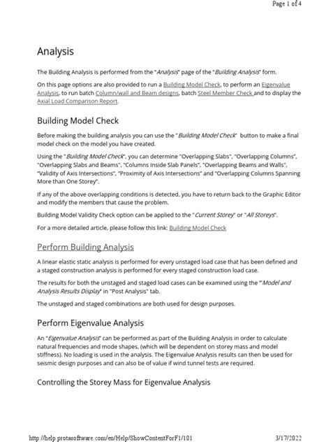 Building Analysis Prota Pdf Beam Structure Eigenvalues And Eigenvectors