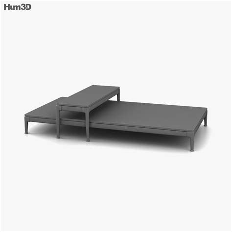 Flexform Pico Coffee Table 3d Model Download In Max Obj Fbx C4d