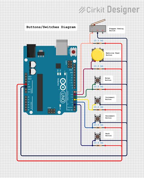 How To Use Limit Switch Pinouts Specs And Examples Cirkit Designer