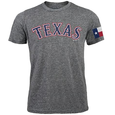 Mens Texas Rangers Adrian Beltre Majestic Threads Gray Tri Blend Flag