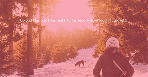 Upload Files And Hide Real Url For Secure Download In Laravel 5