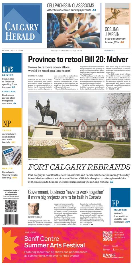 Calgary Herald Subscriptions Pressreader