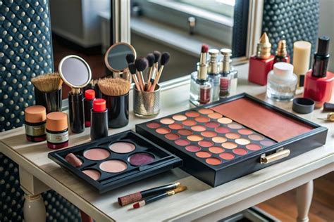 Makeup Table Premium Ai Generated Image