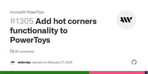 Add Hot Corners Functionality To Powertoys Issue Microsoft Powertoys Github