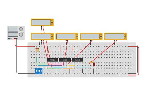 Circuit Design Xor Descompuesta Tinkercad