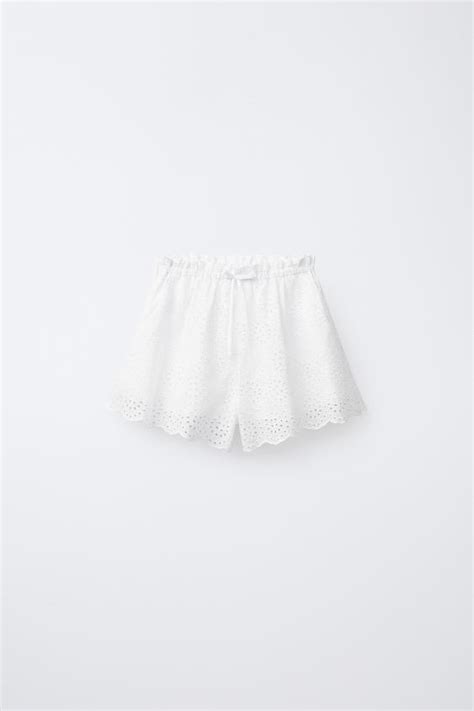 Schiffly Bermuda Shorts White Zara India