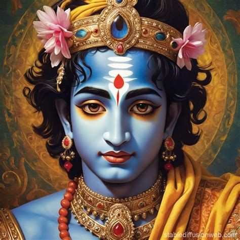 Radha Krishna Image Stable Diffusion Online