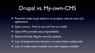 Introduction To Drupal Basics Ppt