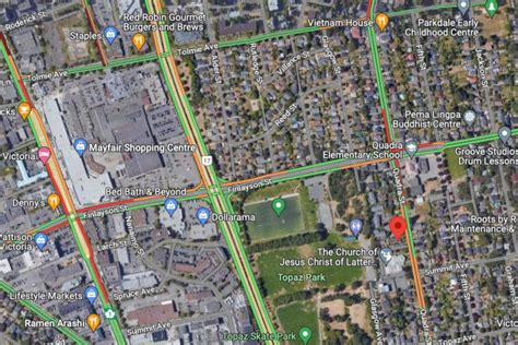 Traffic Alert Quadra Blanshard Crashes Slow Victoria Commute Vancouver Island Free Daily