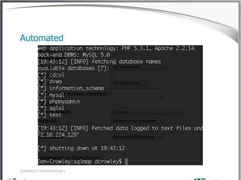 Ppt Advanced Sql Injection With Sqlol Powerpoint Presentation Free