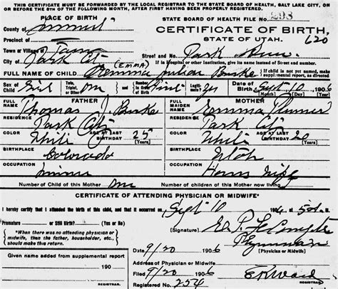 Emma Julian “june” Burke Emerson 1906 1982 Find A Grave Memorial