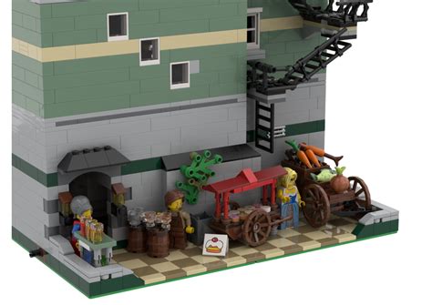Lego Moc Farmers Market Backyard Moc For Set 10185 Green Grocer By