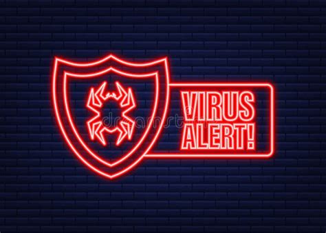 Danger Symbol Vector Illustration Virus Protection Computer Virus