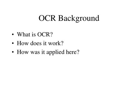 Ppt Ocr Of Cryptographic Source Code Powerpoint Presentation Free