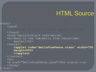 Applet Life Cycle PPTX