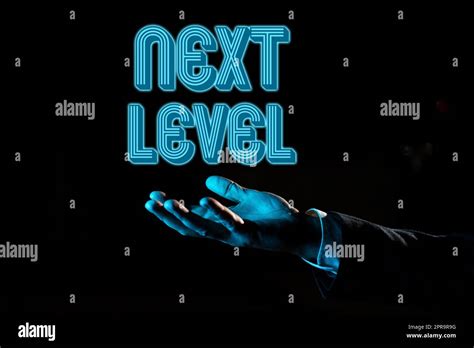 Handwriting Text Next Level Internet Concept Having More Than One