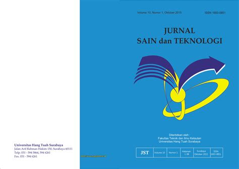 Jurnal Sain Dan Teknologi