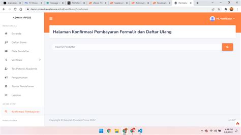 Aplikasi Ppdb Penerimaan Peserta Didik Baru Smk Dan Sma With Codeigniter 4