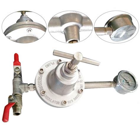 Aluminium Fluid Pressure Modulation Valve Stabilizing Regulator 2lmin