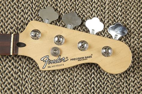 Fender Precision P Bass Neck And Tuners 2001 Reverb