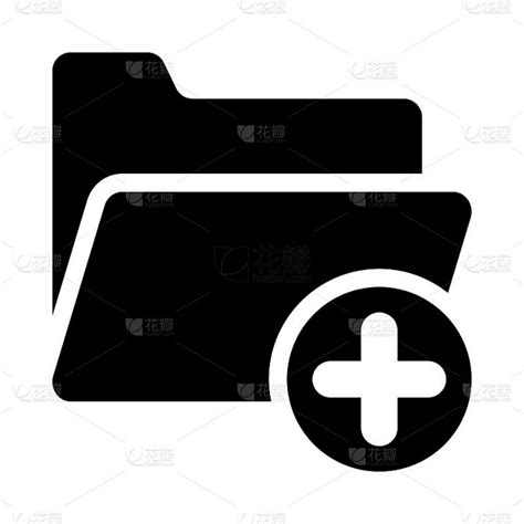 文件夹添加细线矢量图标