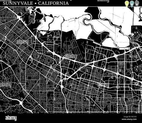 Downtown Sunnyvale Stock Vector Images Alamy