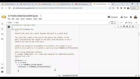 Python Scrabble Game Part 1 Youtube