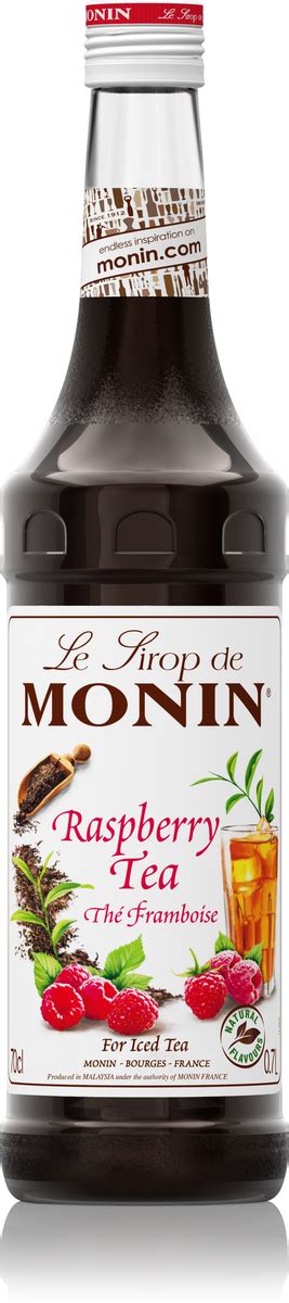 Monin Raspberry Tea Syrup 700ml Liquid Island
