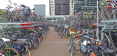 Dutch Bicycles In Holland