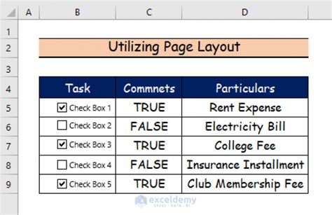 How To Align Checkboxes In Excel Easy Ways ExcelDemy
