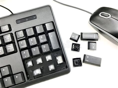Broken Keyboard Stock Image Image Of Error Access Technology 7062721