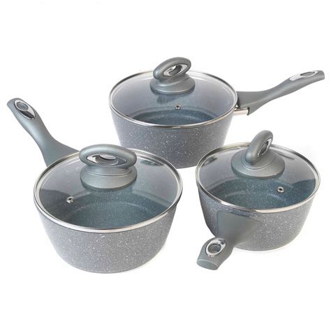 Salter Bw02986geu7 Marblestone 3 Piece Pan Set Kettle And Toaster Man