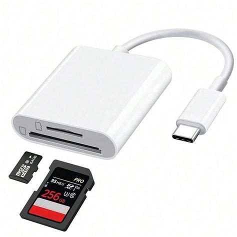 Lector De Tarjetas Sd Con Usb C Adaptador De Lector De Tarjetas Sd